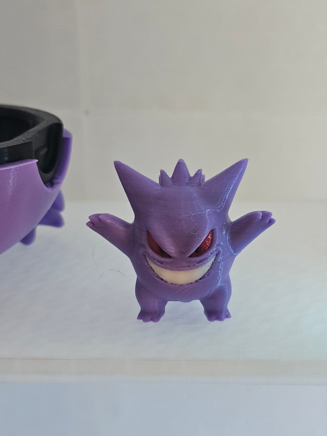 3d Gengar Pokeball W/ Mini Gengar - Etsy