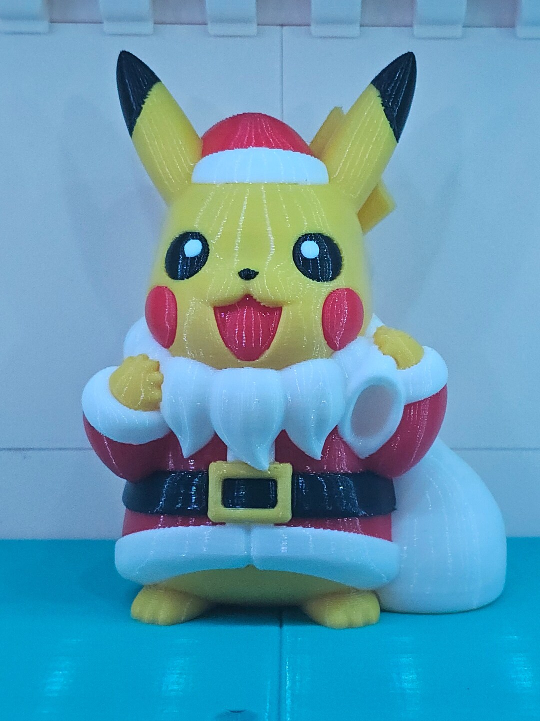 3d Christmas Santa Pikachu - Etsy