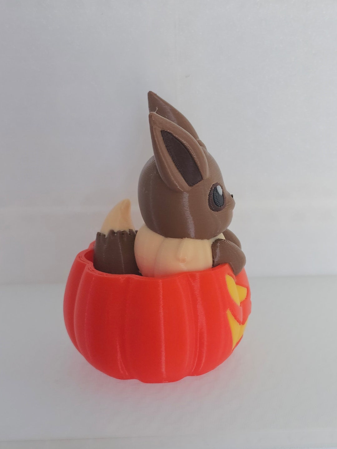 Halloween Eevee in a Pumpkin - Etsy