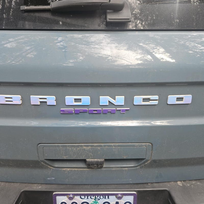 Ford Bronco Sport Letter Overlay - Etsy