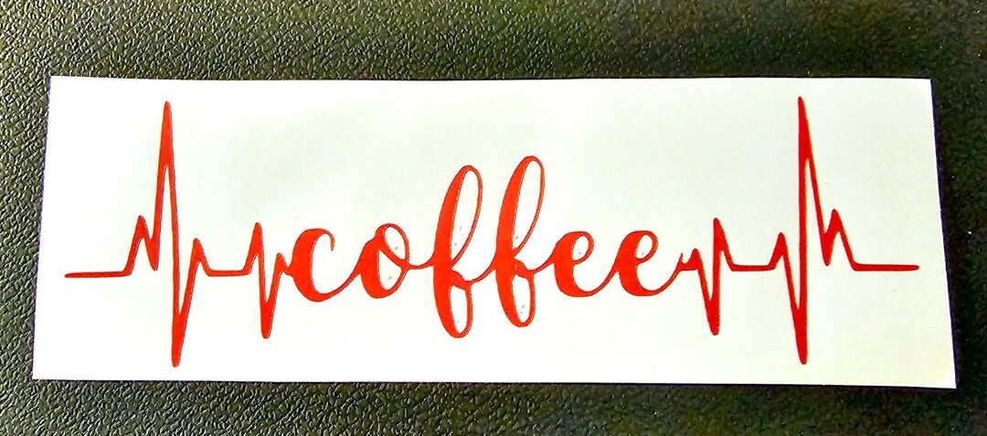 Coffee Heart Beat - Etsy