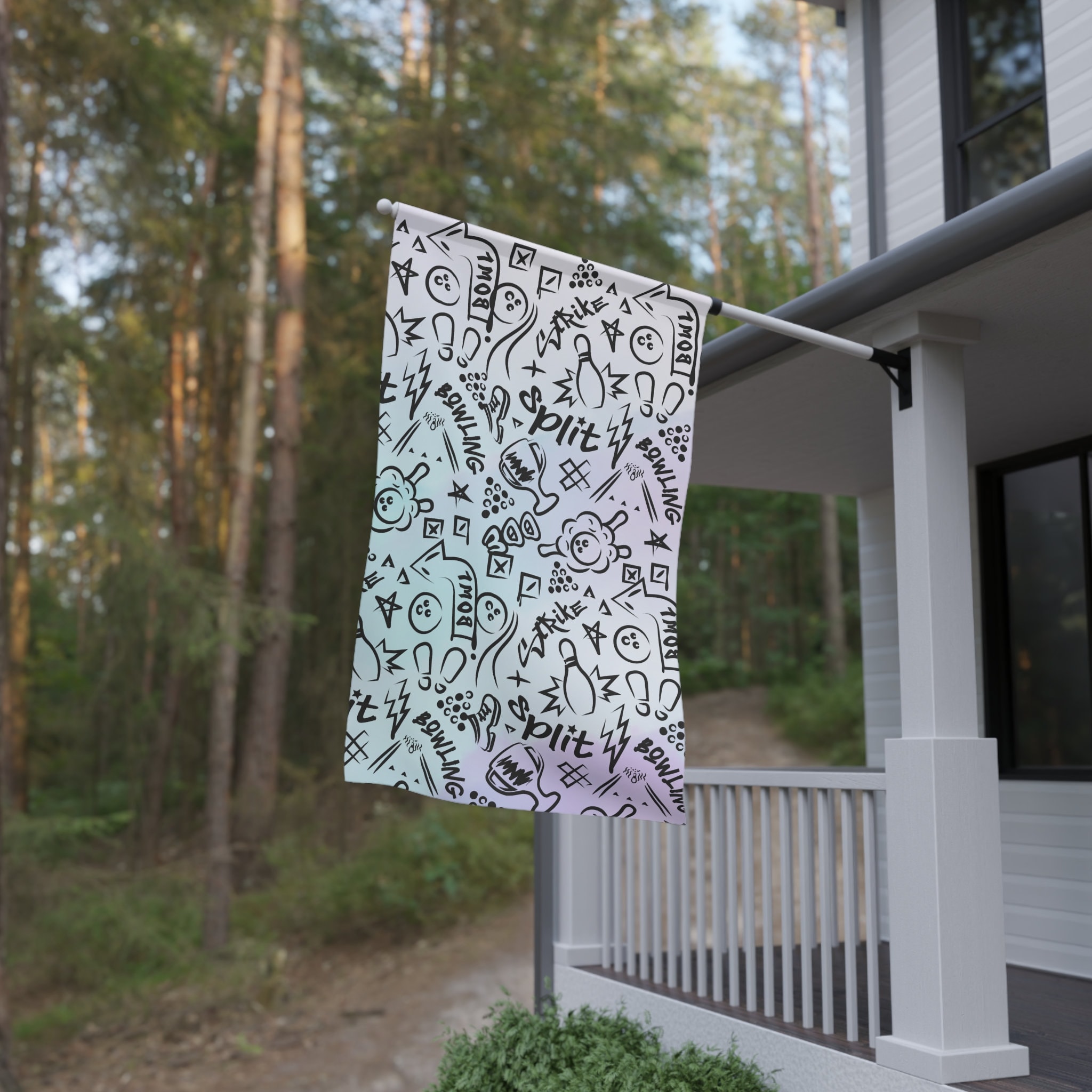 Bowling Graffiti House Banner - Etsy