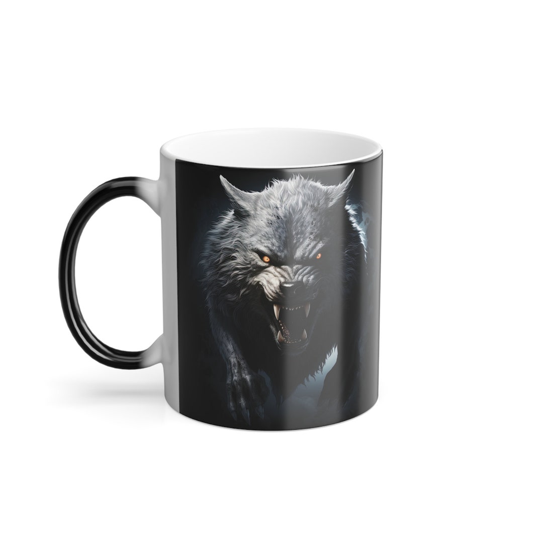 Creepy Werewolf Magic Mug Design, Coffee Mug, Ceramic Mug 11oz, Gift ...