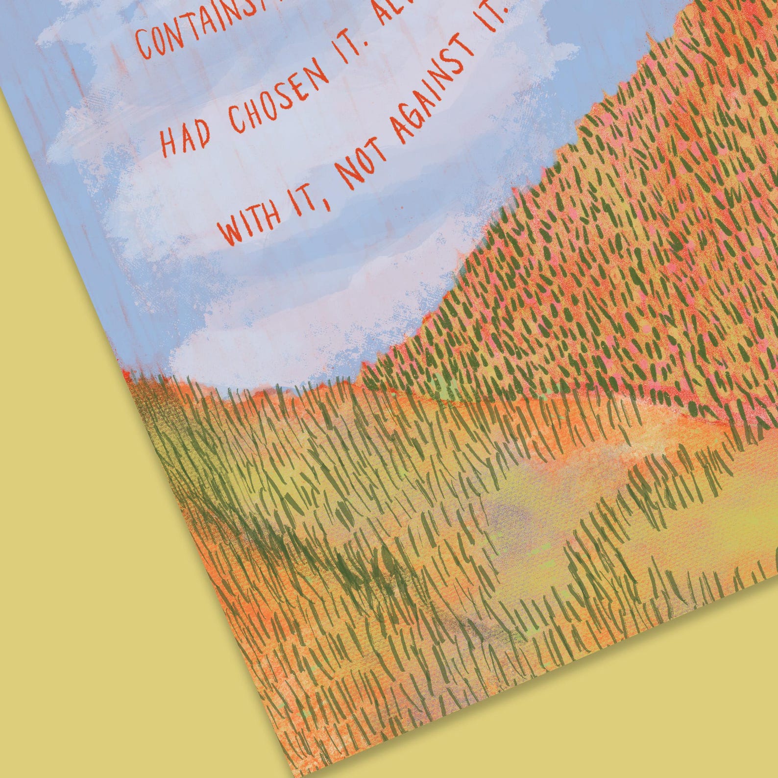 Motivational Poster, Eckhart Tolle Quote & Impressionist Landscape ...