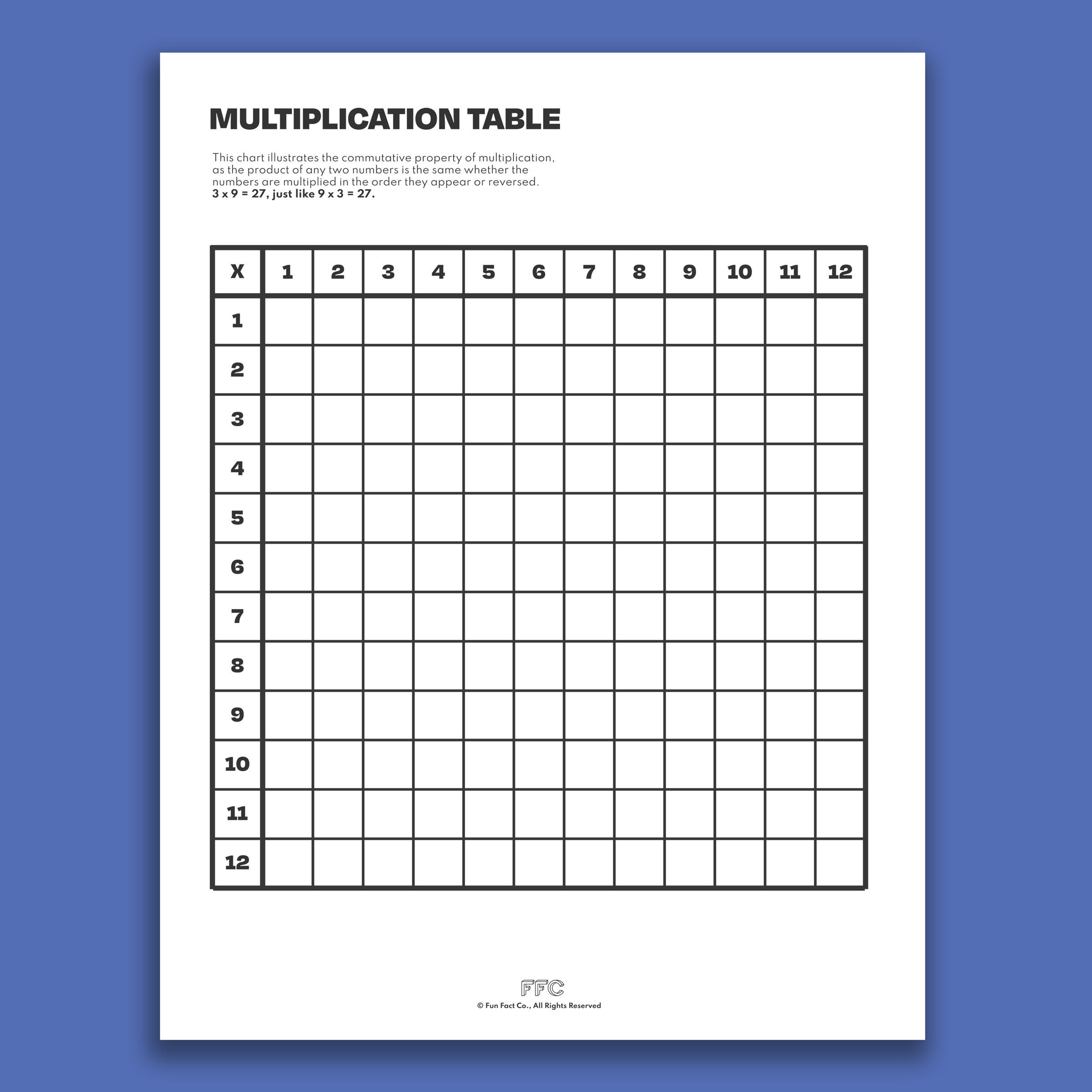 Multiplication GAMES, Printable Math Worksheets, 19 Pages, 4 Game Types ...