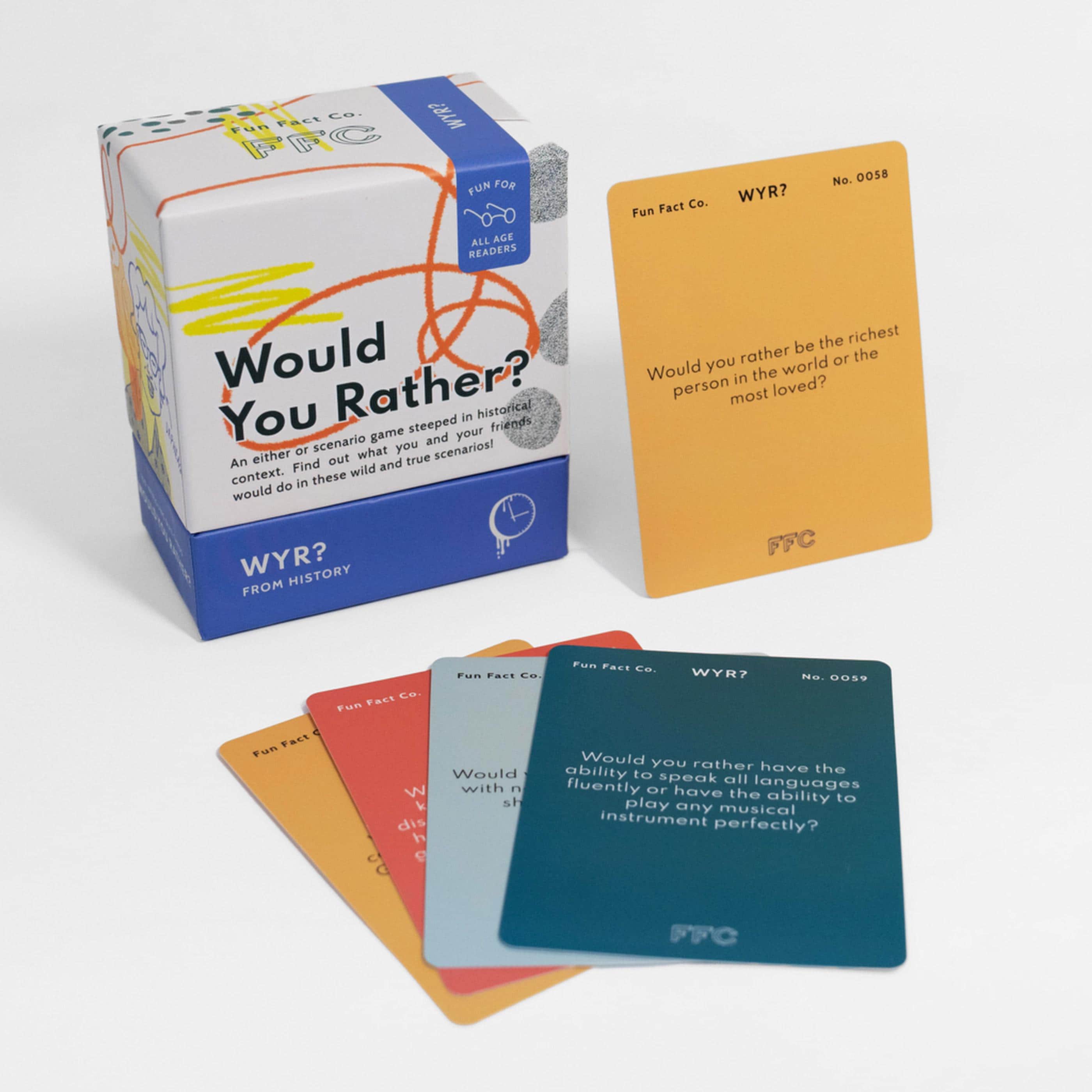 Would You Rather Game: Questions From History, 100 Would You Rather ...