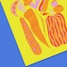 Veggie Fun Facts Print, Colorful Illustrated Educational Poster ...
