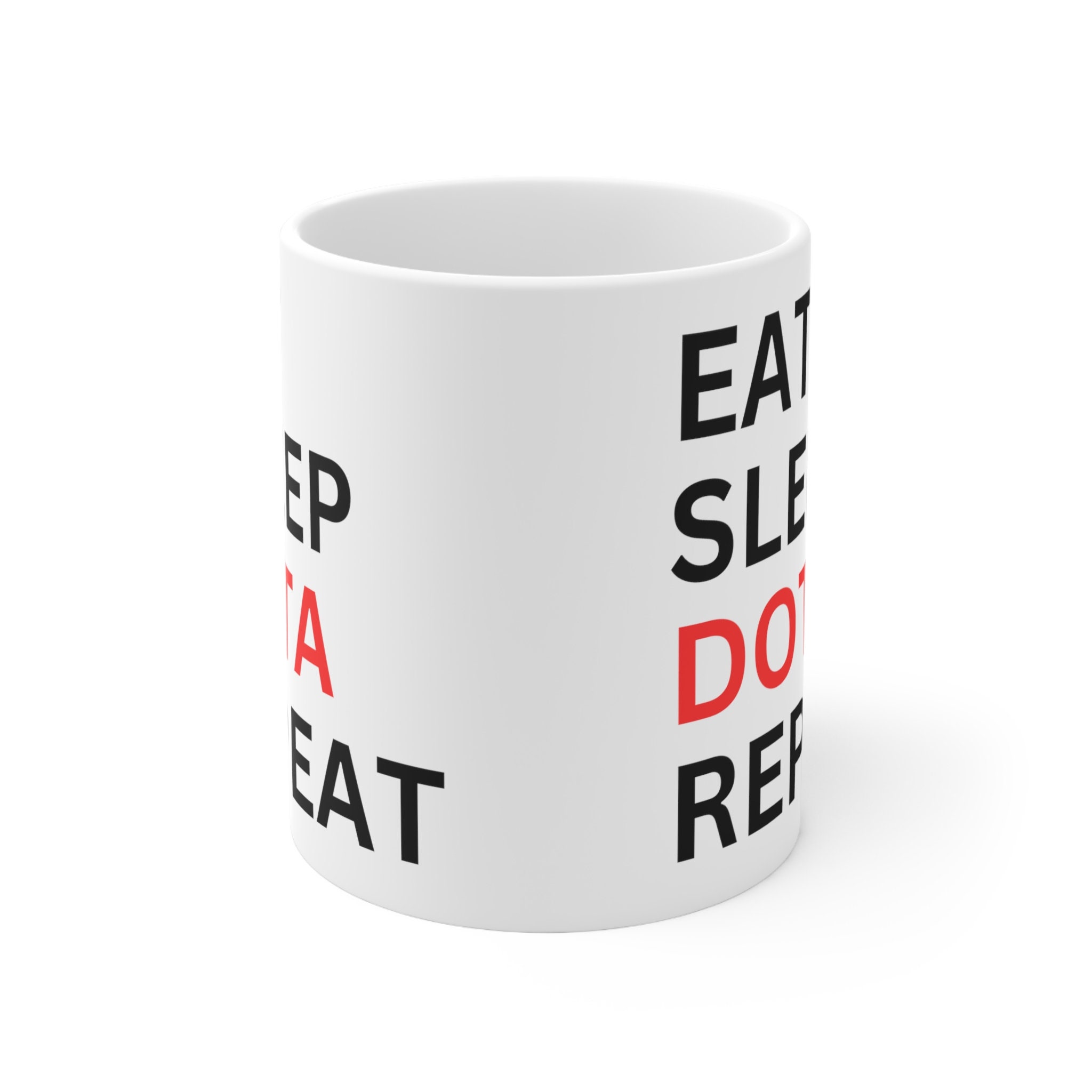 DOTA 2 Mug, Eat Sleep DOTA Repeat Gift, Gamer Gift, Gaming Mug, Geeky ...