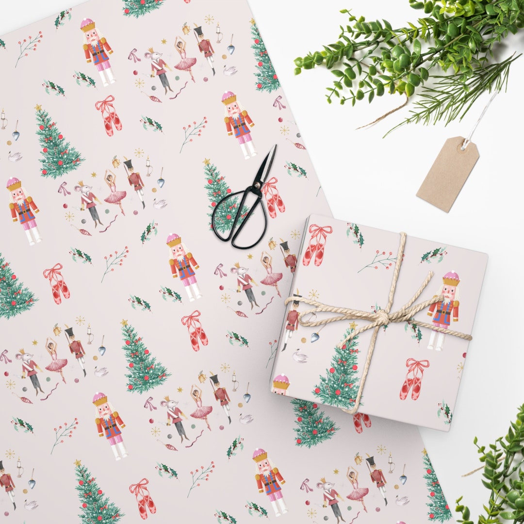Nutcracker Wrapping Paper, Nutcracker Gift Wrap, Nutcracker Christmas ...