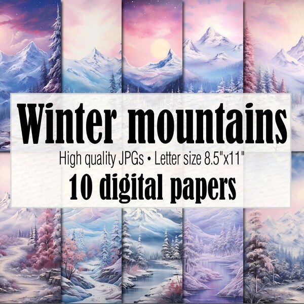 Landscape Scene Decoupage Paper - Etsy