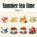 Tea Time PNG, Tea Cup Clipart PNG, Floral Summer Spring Clipart ...