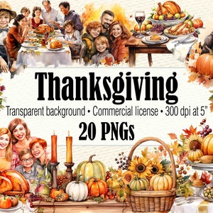 Thanksgiving Clipart, Turkey Clipart, Thanksgiving Basket Harvest ...