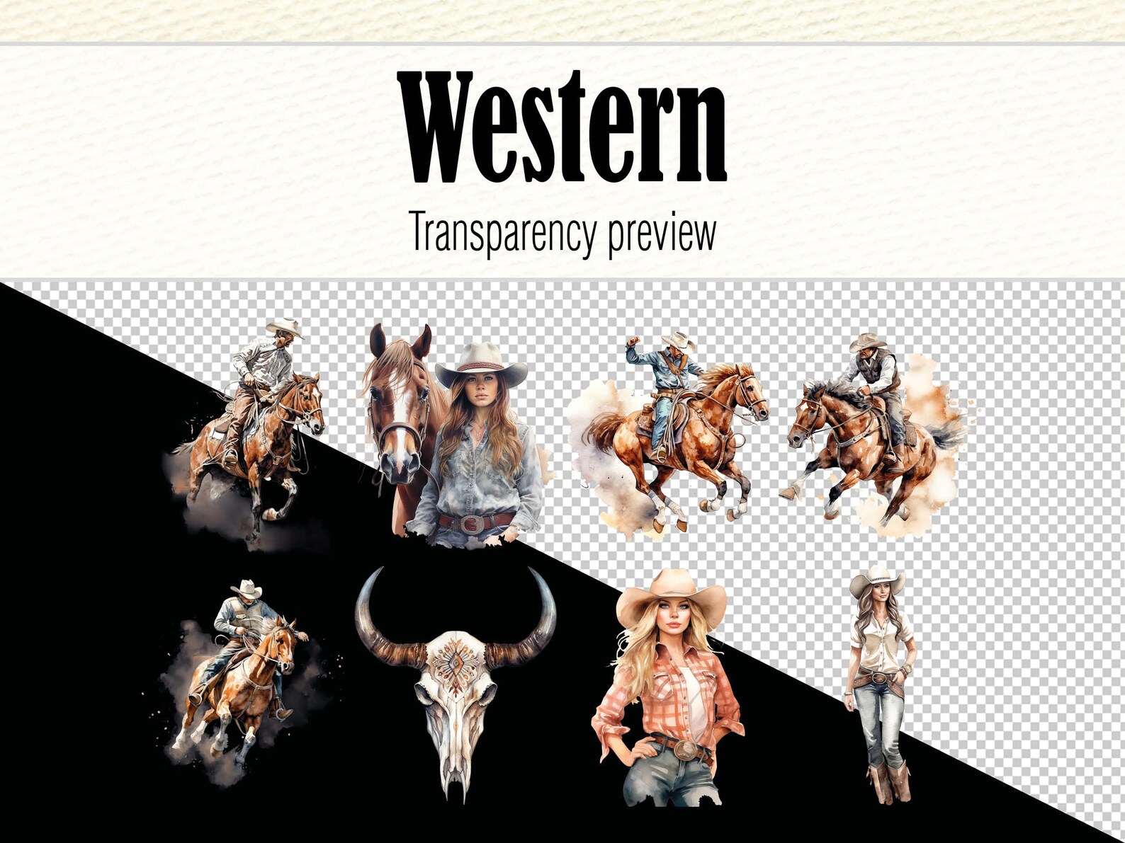 Cowgirl Clipart, Western Clipart, Wild West Cowgirl Boots PNG ...