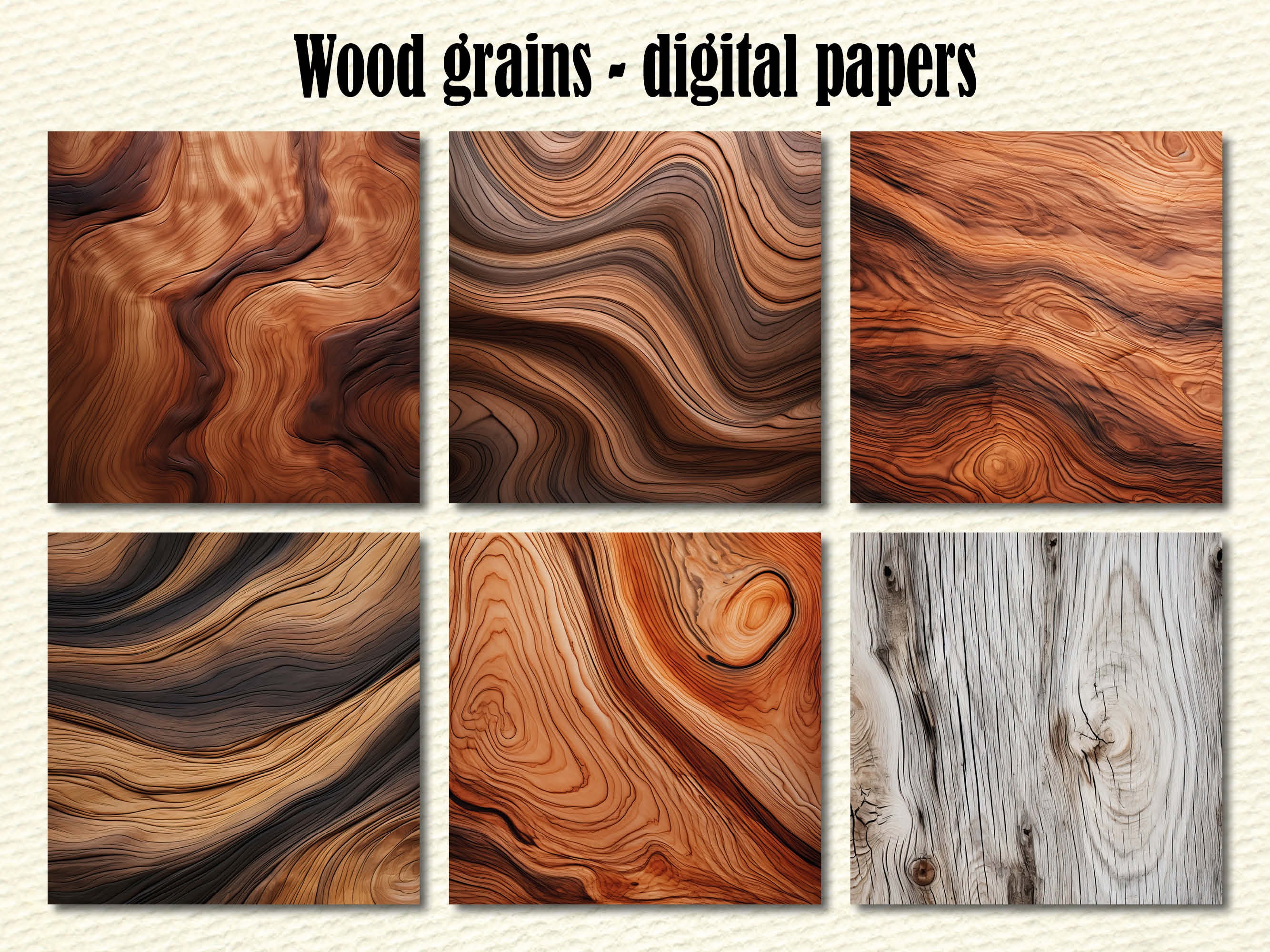 Wood Patterns Digital Paper, Rustic Wood Backdrop, White Wash Wood ...