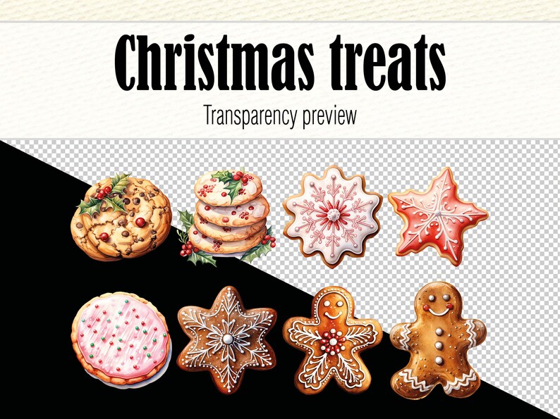 Watercolor Christmas Sugar Cookie Clipart, Winter Drink Watercolor ...