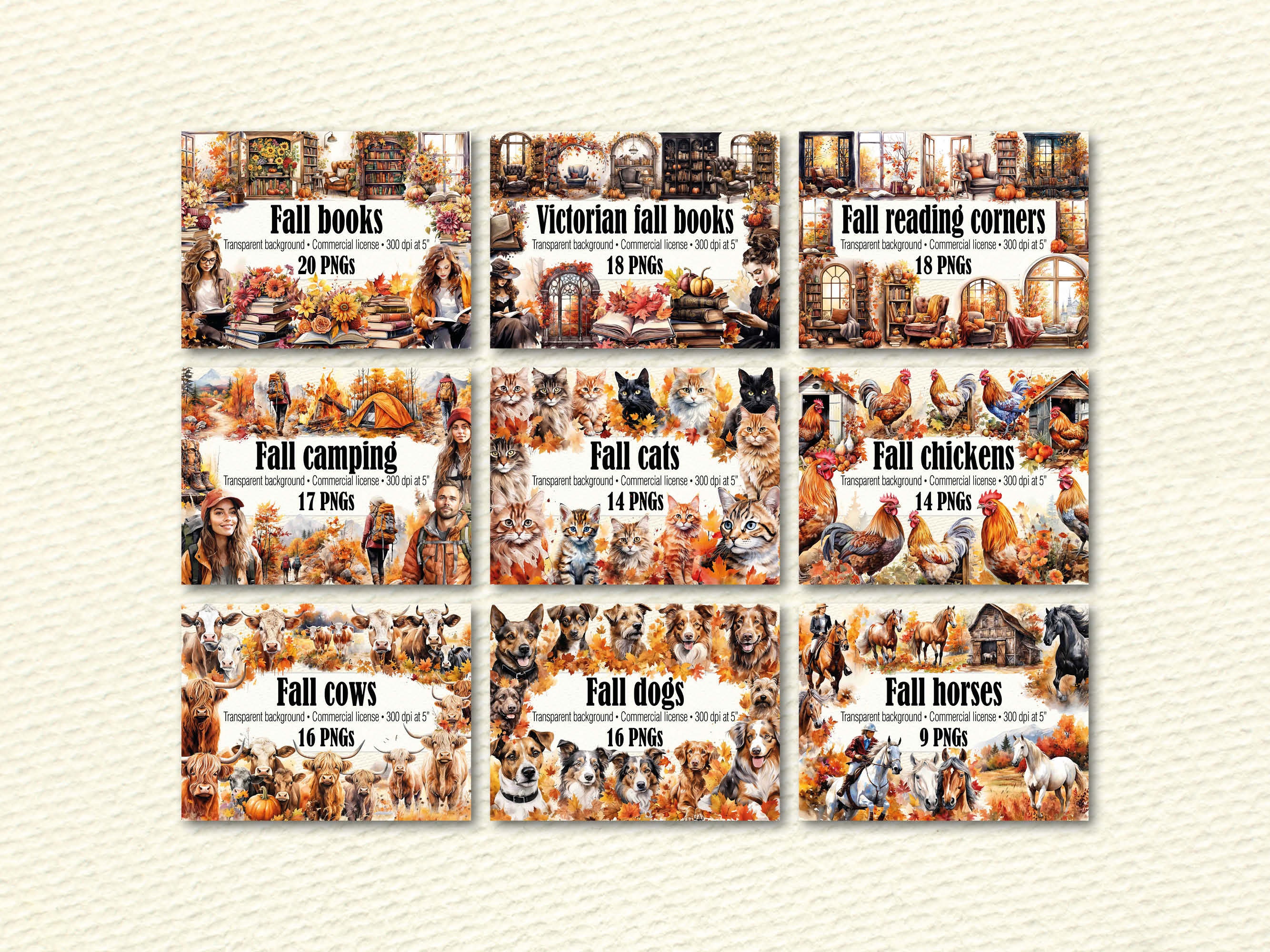 Fall Clipart Mega Bundle Fall PNG Bundle Autumn Clipart Fall - Etsy