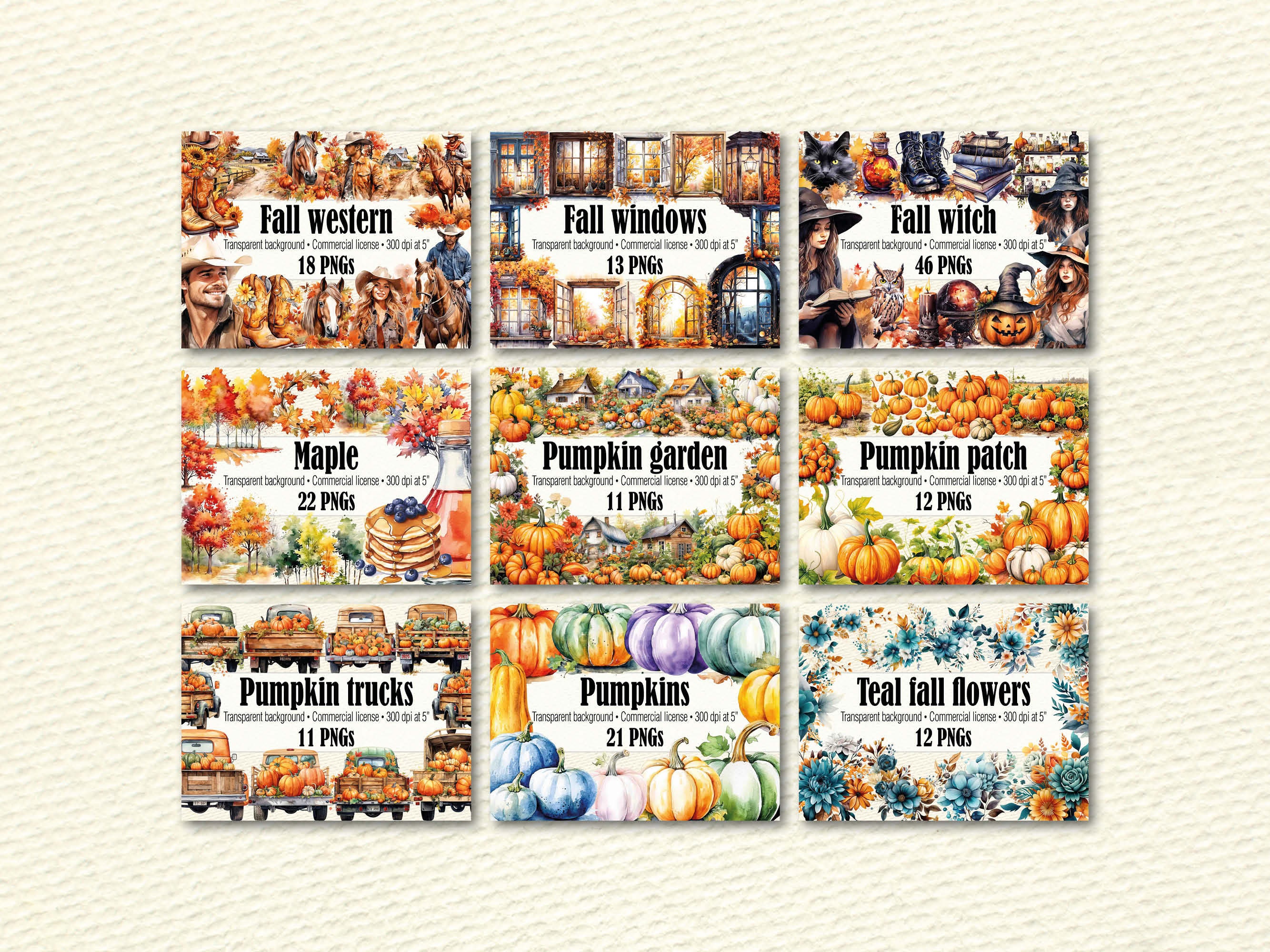 Fall Clipart Mega Bundle Fall PNG Bundle Autumn Clipart Fall - Etsy