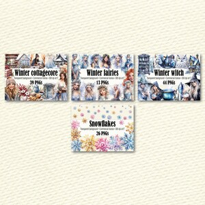 Winter Clipart Mega Bundle, Christmas Clipart Bundle, Winter PNG Bundle ...