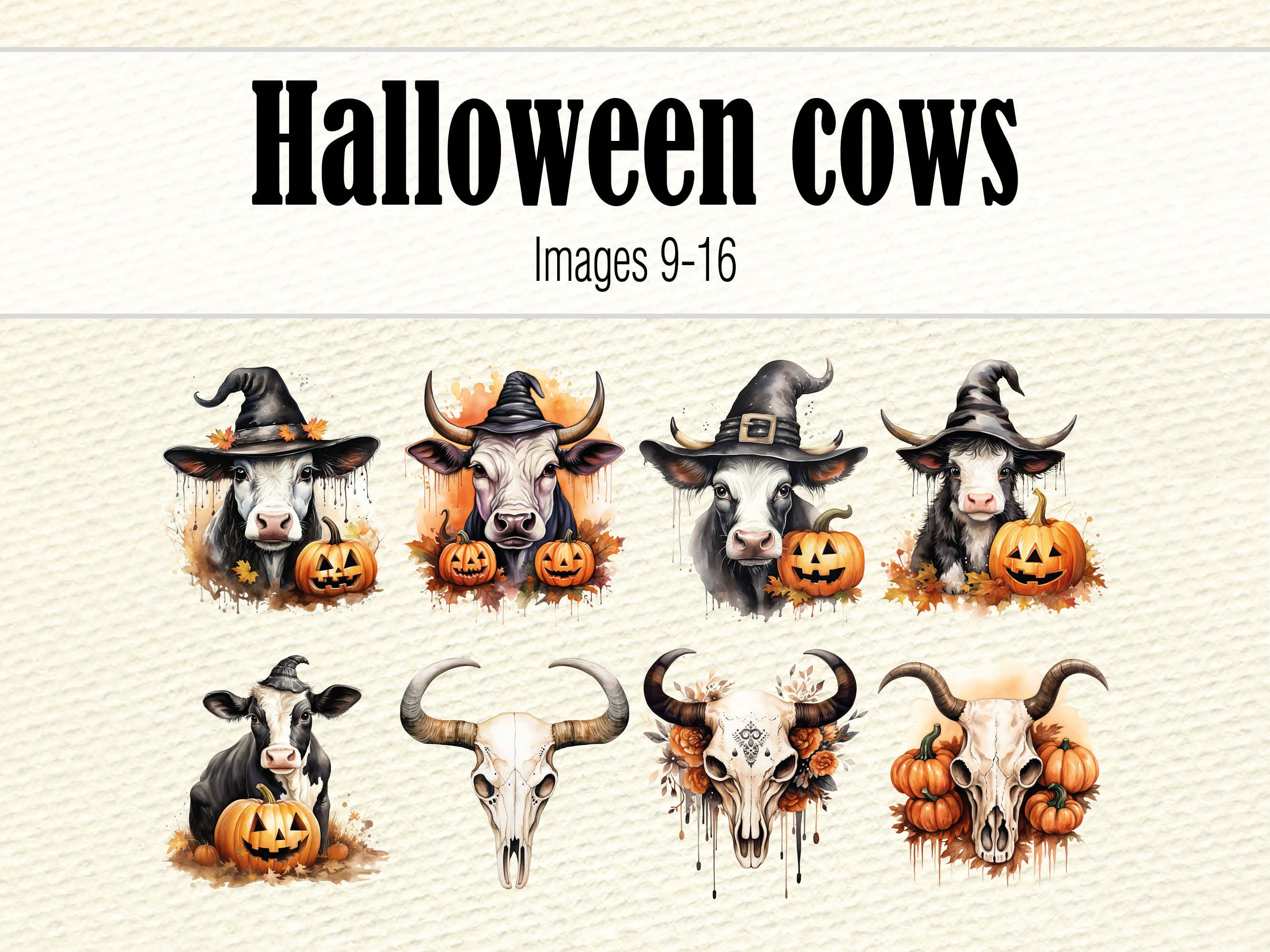 Halloween Cow Png, Fall Cow Png, Spooky Cow Clipart, Highland Cow Png ...