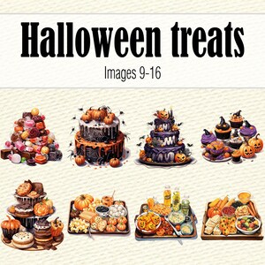 Halloween Treats Clipart, Halloween Candy Clipart, Halloween Donut PNG ...