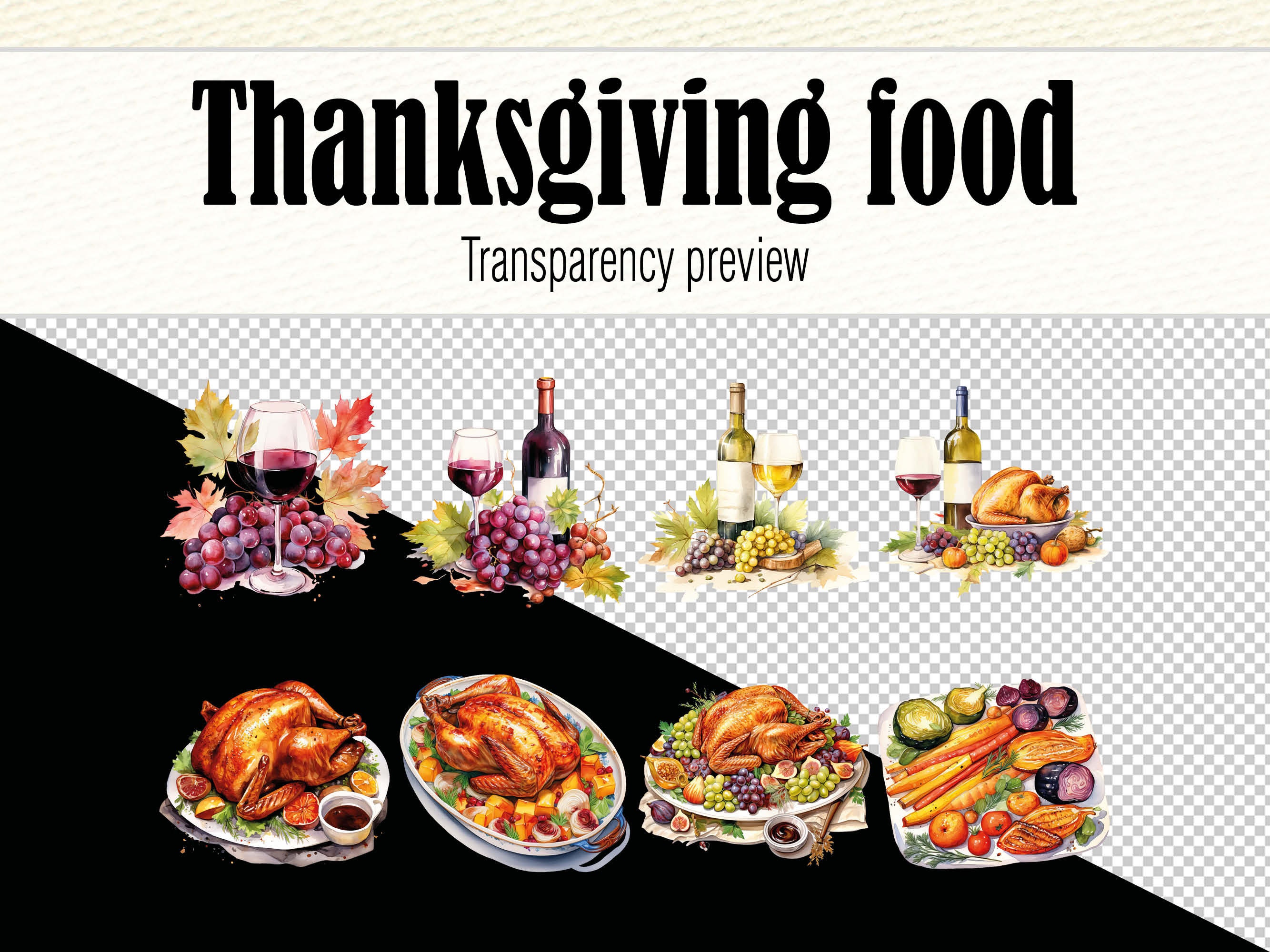 Thanksgiving Food Clipart, Thanksgiving Dinner Clipart, Thanksgiving ...