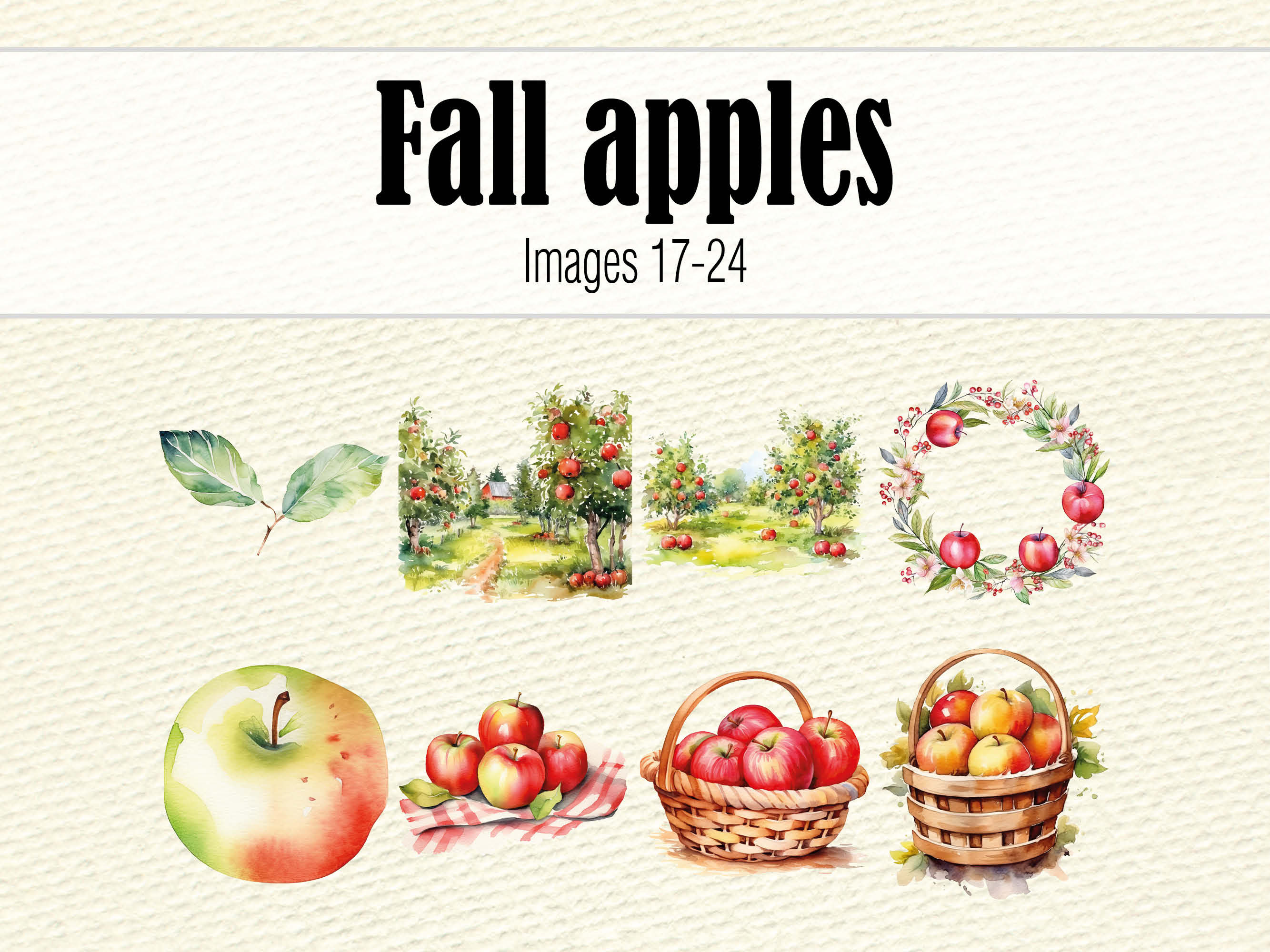 Fall Apple Clipart Apple Orchard Clipart Fall Girl Clipart - Etsy