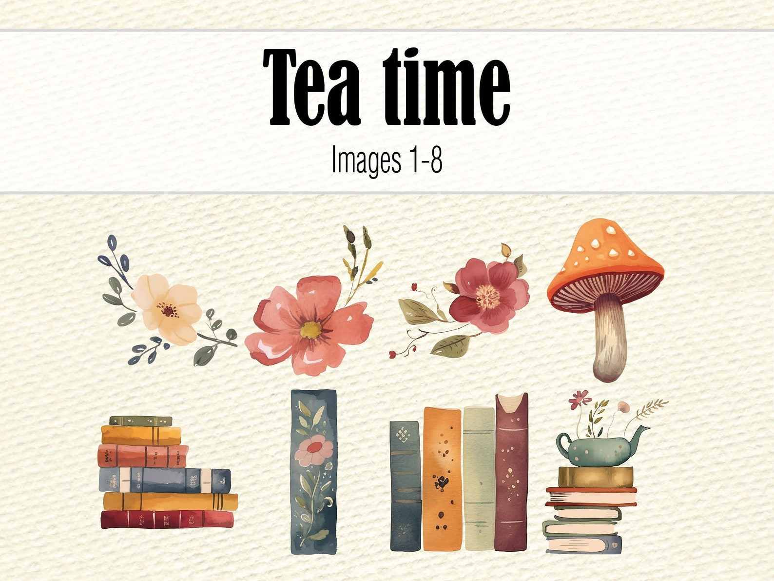 Watercolor Teapot Clipart, Tea Time PNG, Tea Party Clipart, Tea Cup ...