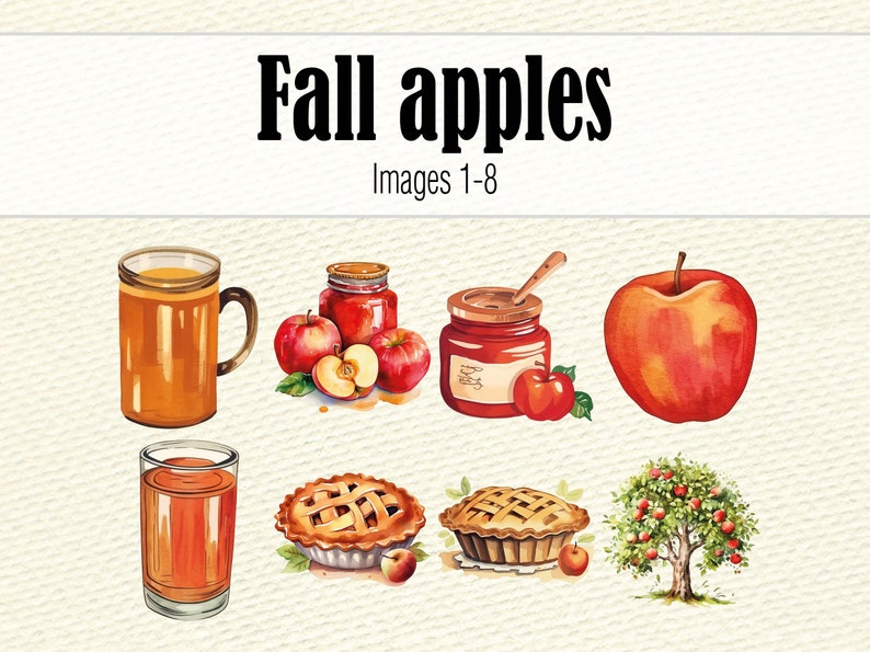 Fall Apple Clipart Apple Orchard Clipart Fall Girl Clipart - Etsy