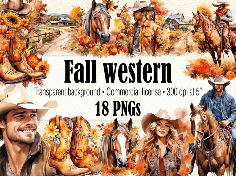Western Fall Png, Cowgirl Hat Png, Cowgirl Boots Png, Cowgirl Clipart ...