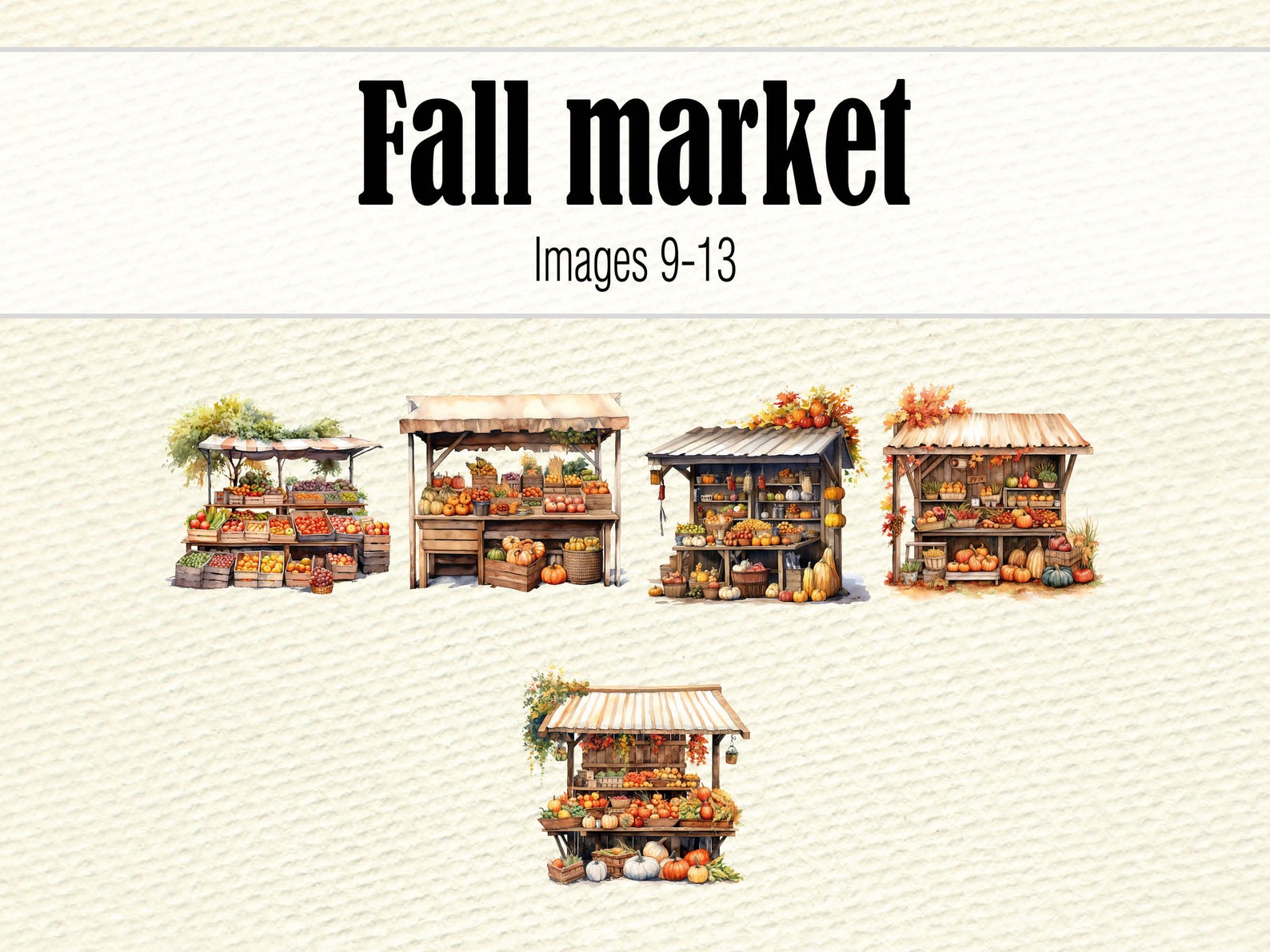 Fall Market Shop Clipart, Farmers Market PNG Storefront Clipart ...