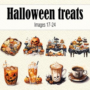 Halloween Treats Clipart, Halloween Candy Clipart, Halloween Donut PNG ...
