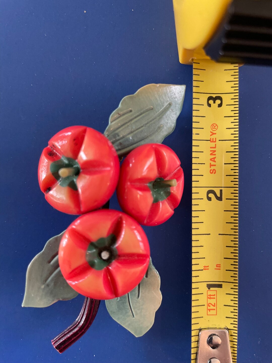 Vintage Poppy Brooch - Etsy