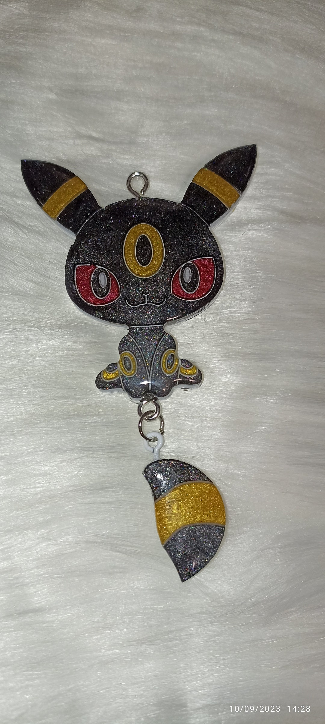 Pokémon Umbreon Resin Keychain Shine With the Elegance of the Night - Etsy