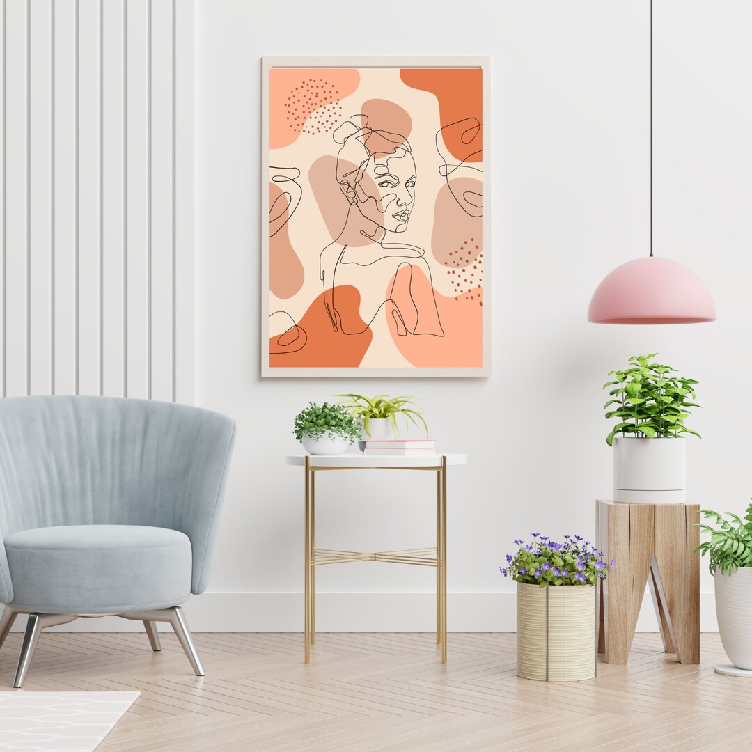 Line Art Illustration Wall Art Home Decor Printable Art Gallery Wall ...