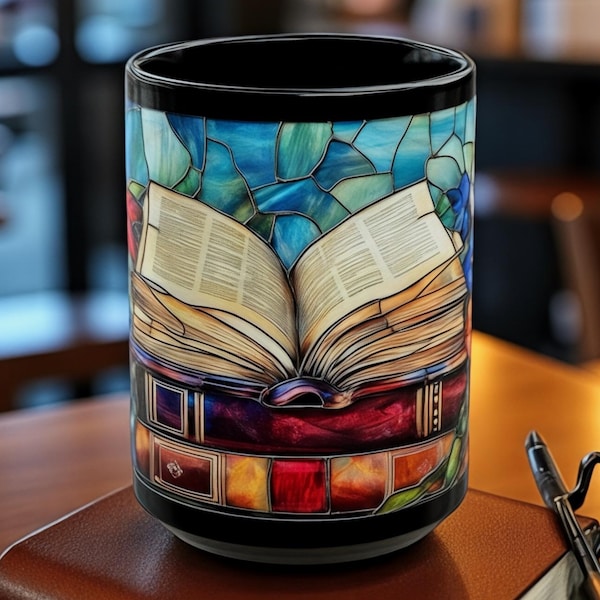 Glass Book Mugs - Etsy