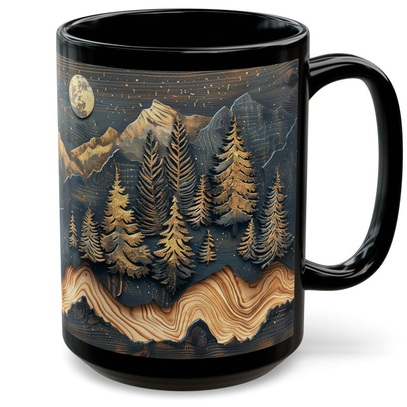 Wood Mug - Etsy