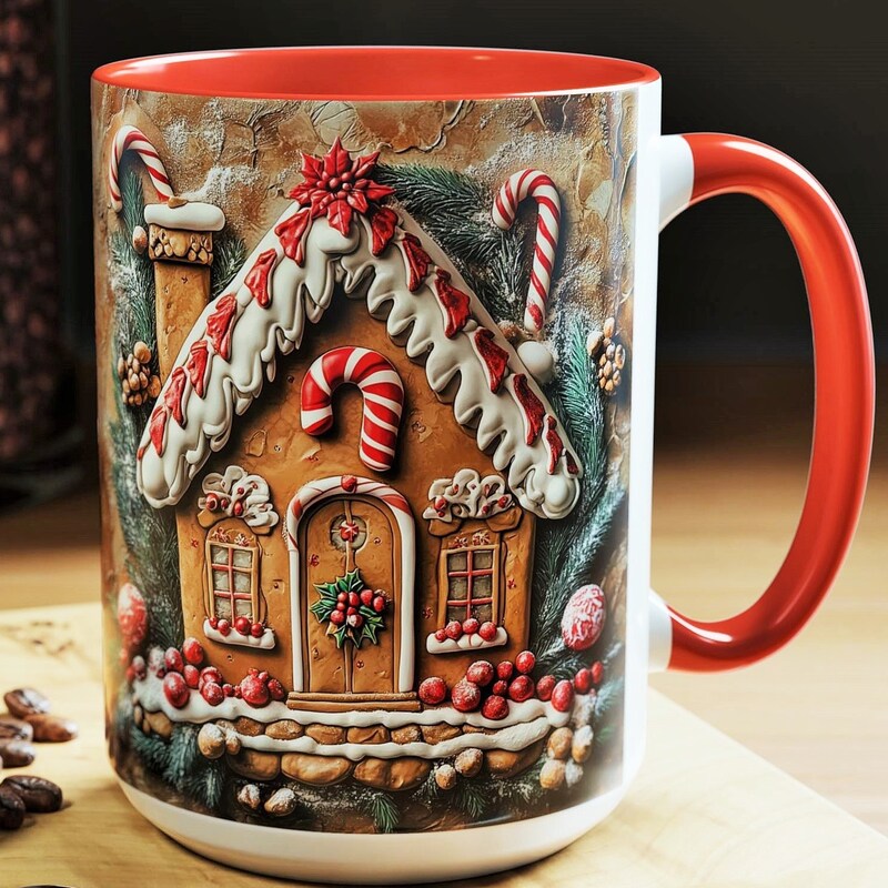 Ceramic Gingerbread House Etsy