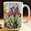 Spring Flowers Mug Tulip Lilac Cup Flower Field Coffee Mug Spring Field ...
