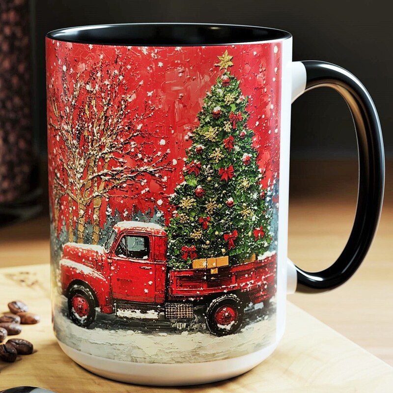Red Truck Christmas - Etsy