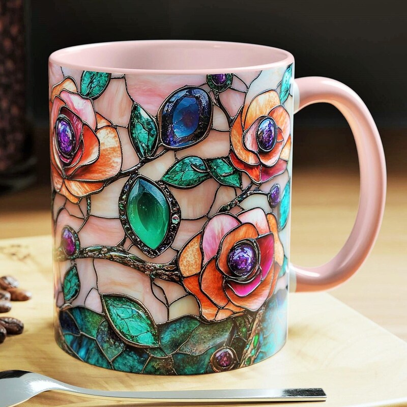 Ceramic Mugs Pretty - Etsy
