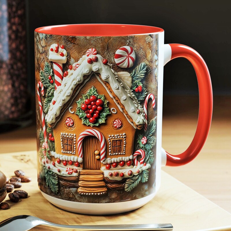 Gingerbread Mugs - Etsy