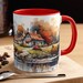 Fall Cottagecore Mug: Rustic Lake House Coffee Cup, Cozy Autumn Decor ...