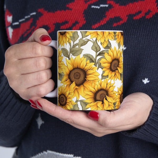 Sunflower Mug Sunflower Gifts Sunflower Cup Sunflower Coffee Mug ...