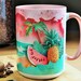 Beach Inspired Mug Coastal Charm Cup Seaside Drinkware Ocean Themed Tea ...