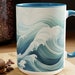 Beautiful Beach Wave Coffee Mug Ocean Inspired Tea Cup Coastal Theme ...