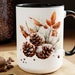 Snowy Pinecone Coffee Mug Winter Pinecone Tea Cup Pinecone and Snow Tea ...