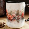 Winter Folk Art Mug Folk Art Print Winter Painting Winter Art Tea Mug ...