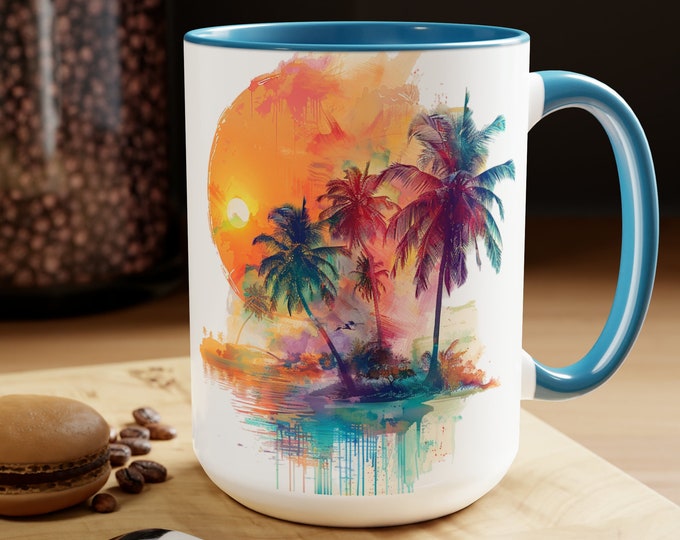 Summer Vibes Mug Vacation Mug Coffee Mug Summer Mugs Summer Gifts Fruit ...