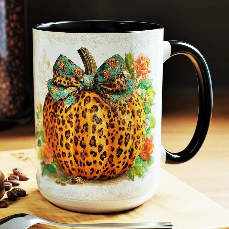 Leopard Coffee Mug - Etsy