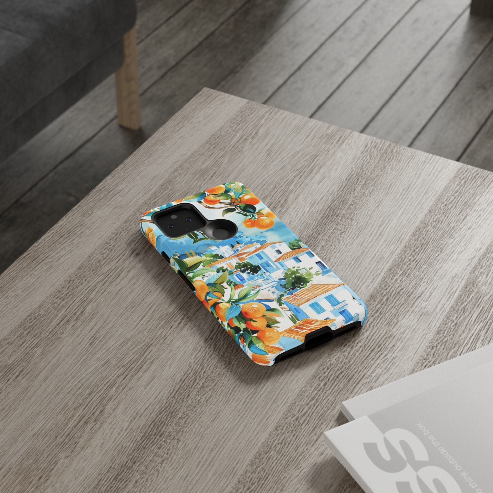 Santorini Phone Case Coastal Aesthetic Case Mediterranean Phone Case ...